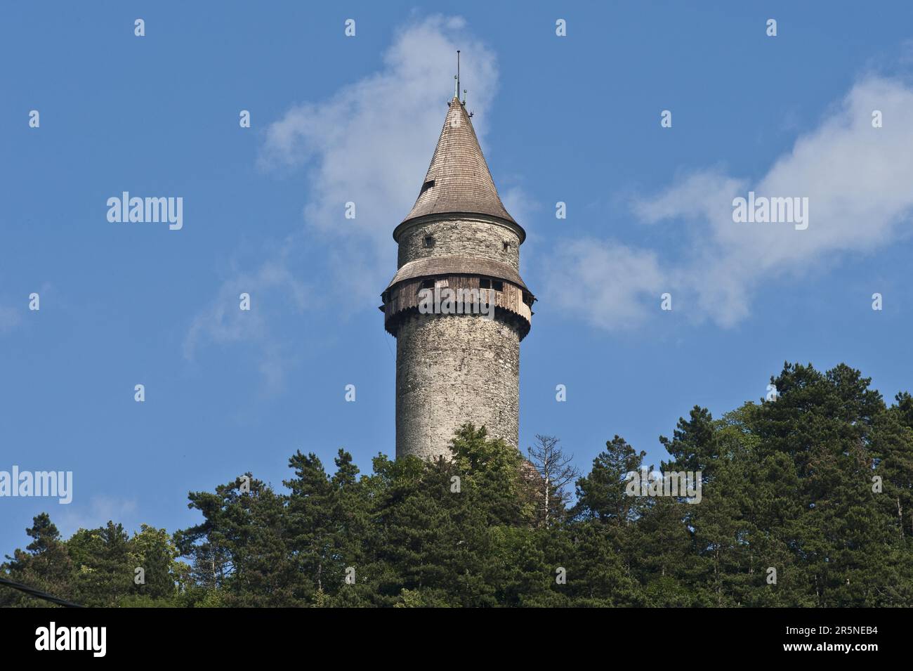 Tower truba of stramberk strahlenberg castle hi-res stock photography ...
