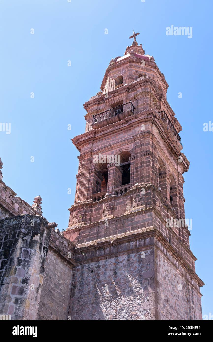 landmark san agustin bell tower of late baroque architectural style in ...