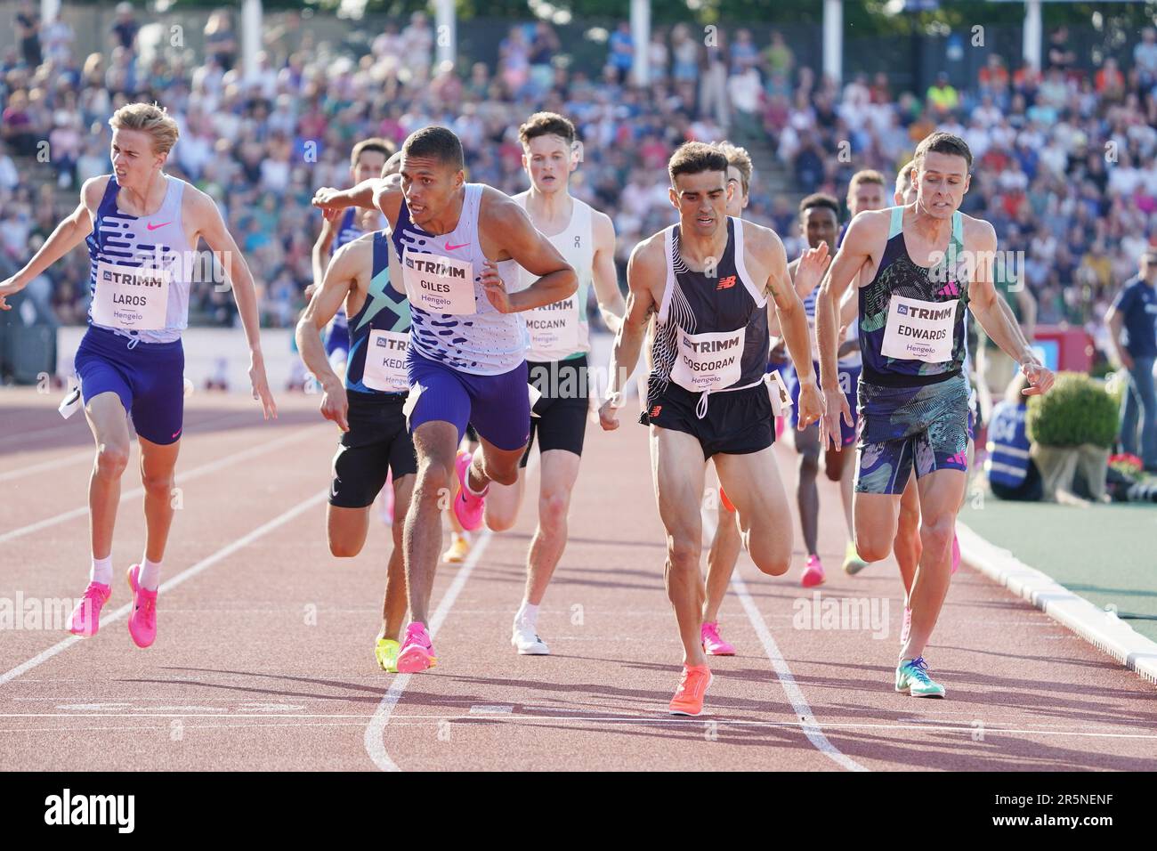 Andrew Coscoran (IRL) winner, Elliot Giles (GBR) 2nd and Jye Edwards ...