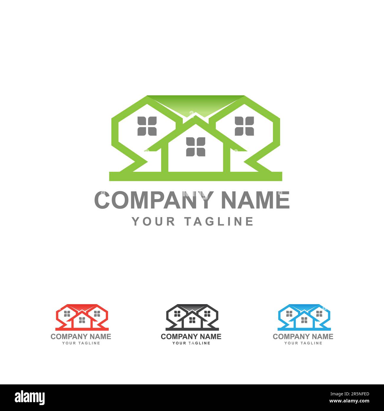 Real Estate Logo Design. Creative abstract real estate logo icon and ...