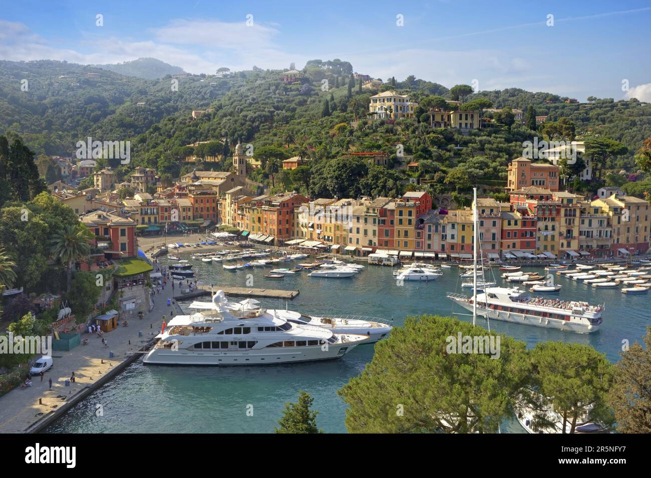 Harbour, Portofino, Gulf of Tigullio, Province of Genoa, Liguria, Golfo ...