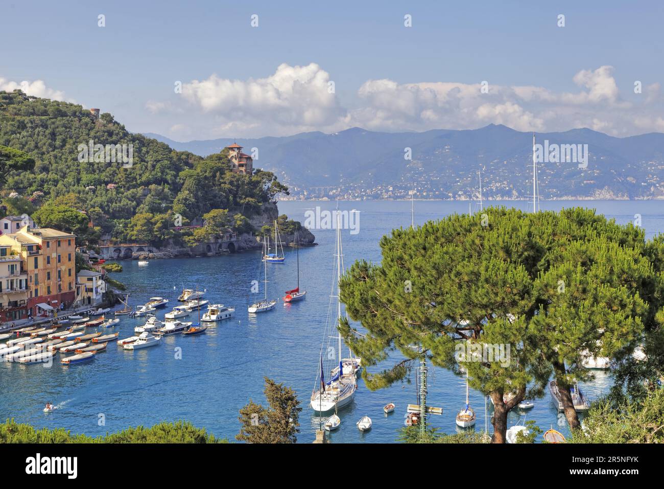 Port, Ligurian Sea, Portofino, Gulf of Tigullio, Province of Genoa ...