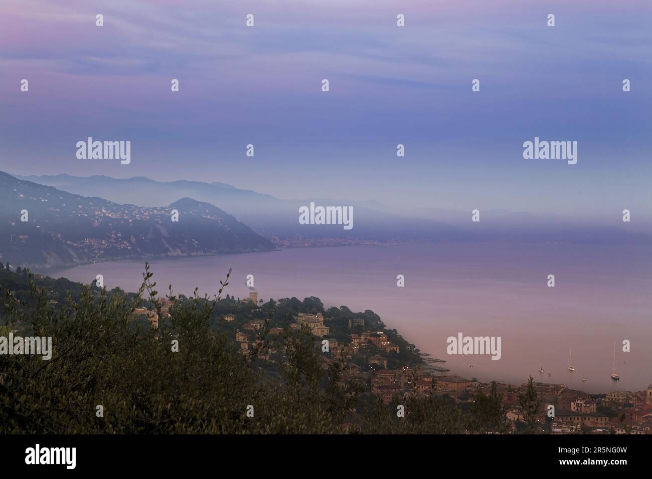 Ligurian Sea, Gulf of Tigullio, Province of Genoa, Liguria, Golfo del ...