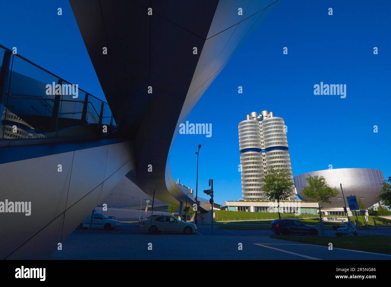BMW Munich BMW Museum BMW Headquarters Bavaria Germany Stock Photo