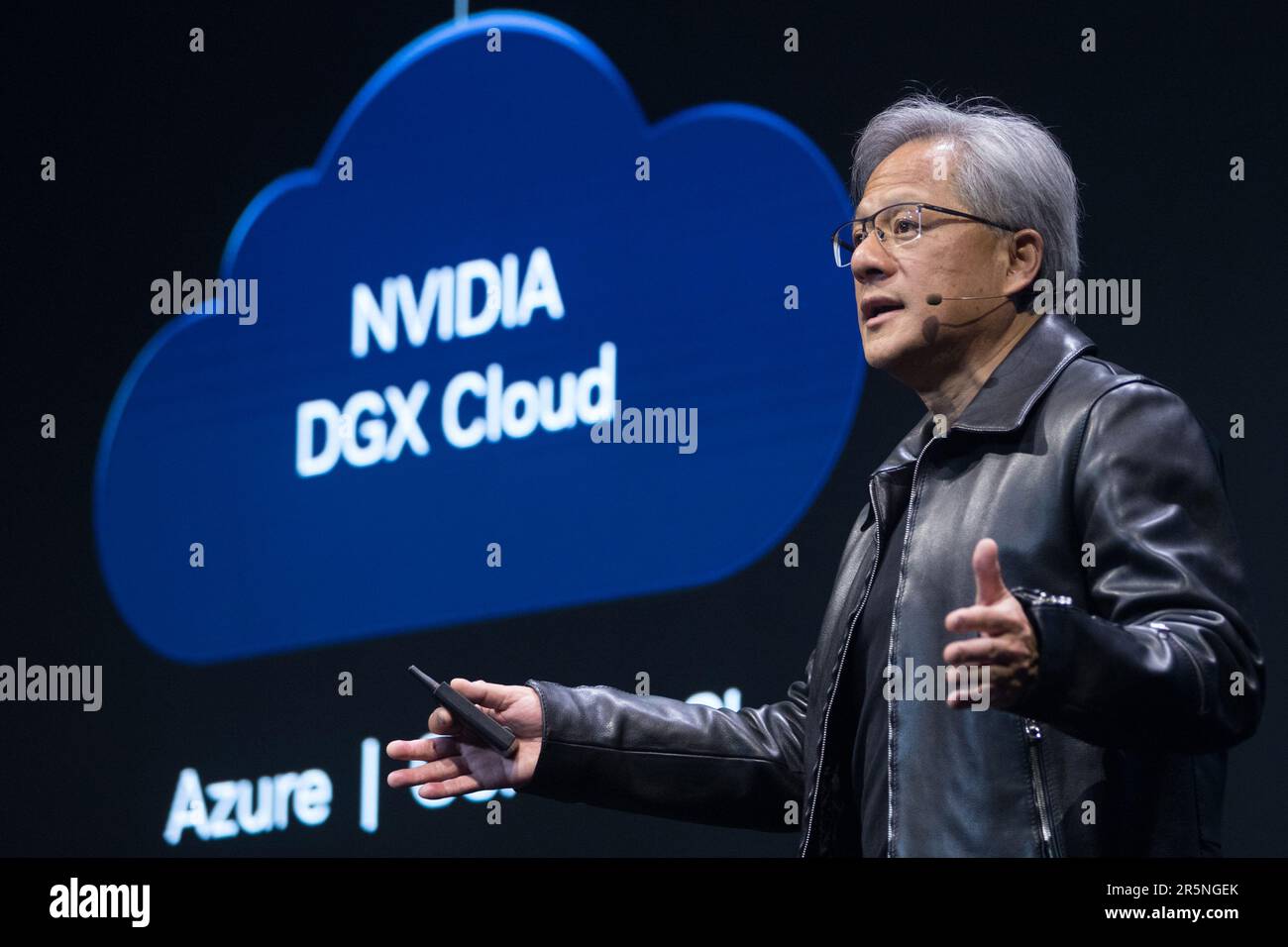 Jen-Hsun Huan NVIDIA's Founder, President and CEO delivered a keynote ...
