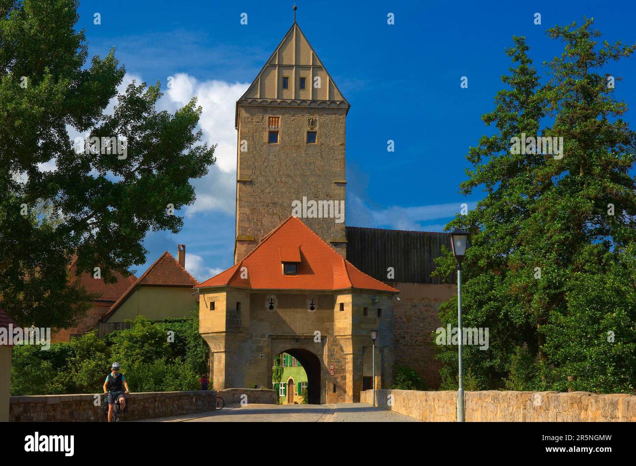 Dinkelsbuhl, Rothenburg Gate, Romantic Road, Dinkelsbuehl, Middle ...