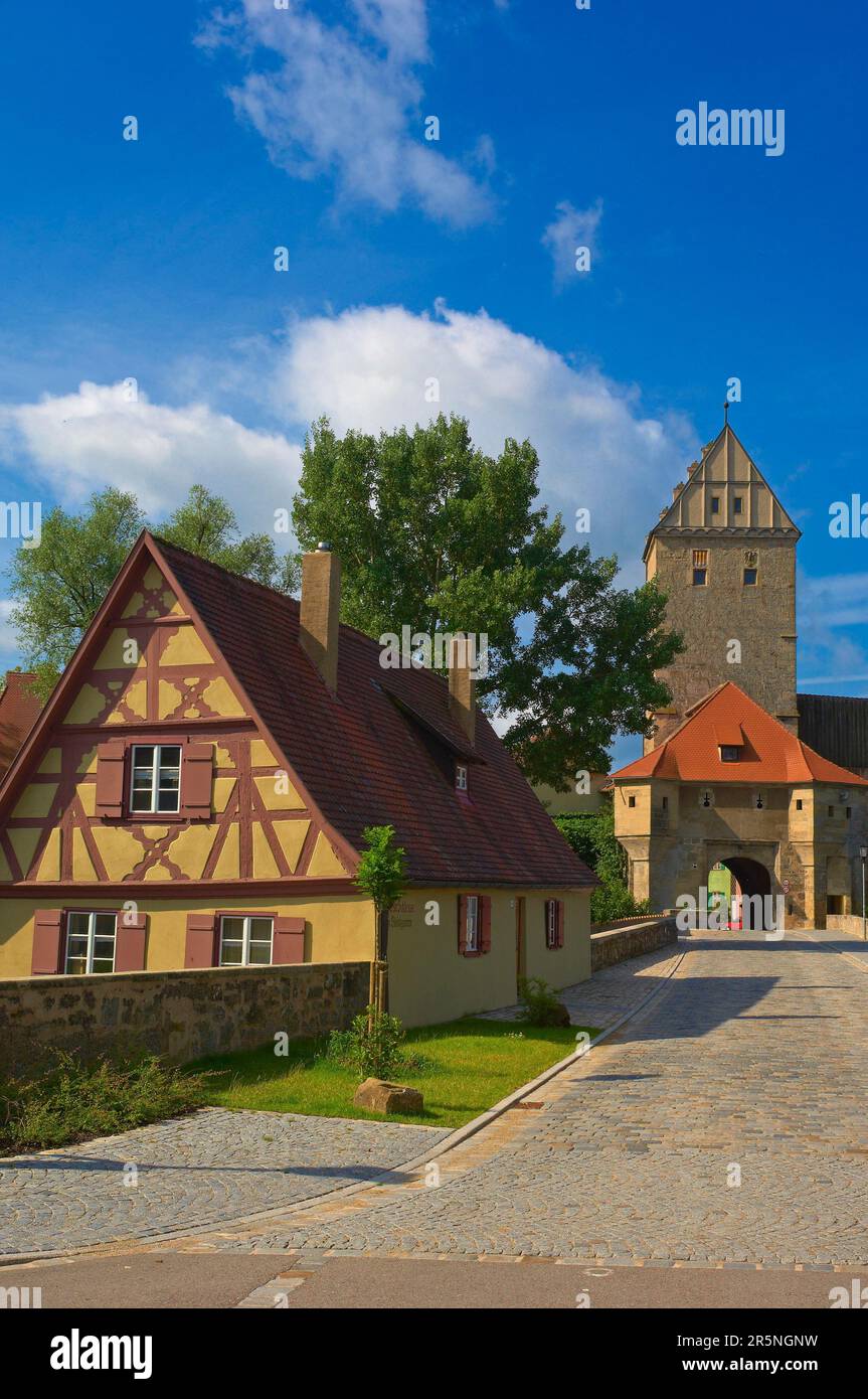 Dinkelsbuhl, Rothenburg Gate, Romantic Road, Dinkelsbuehl, Middle ...