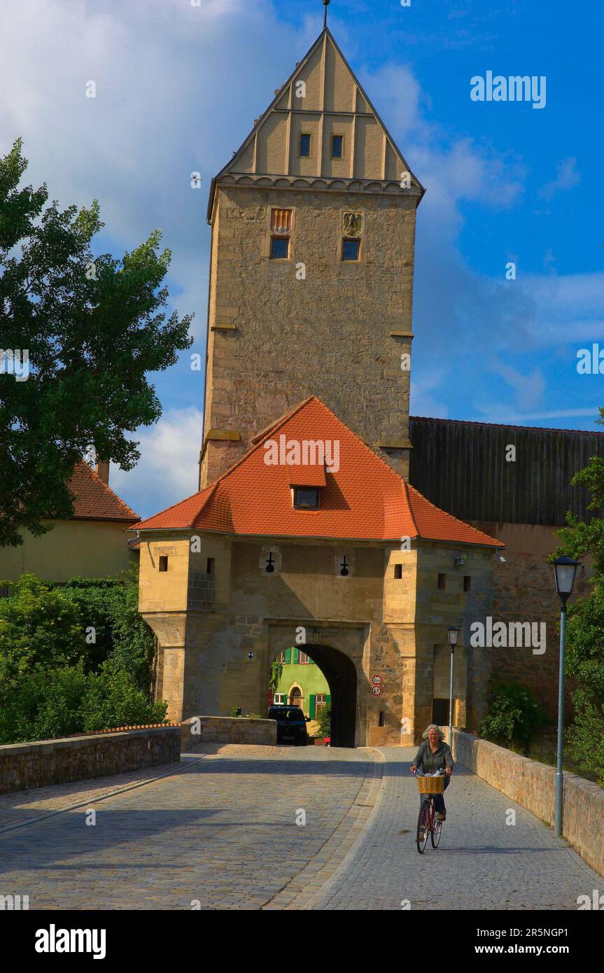 Dinkelsbuhl, Rothenburg Gate, Romantic Road, Dinkelsbuehl, Middle ...