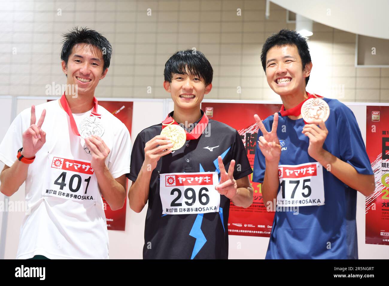 Osaka, Japan. 2nd June, 2023. (L-R) Yusuke Takahashi, Kazuki Kawamura ...