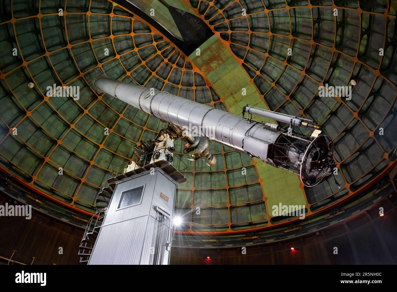May 28, 2023 San Jose, CA, USA - The historical 36-inch Shane telescope ...
