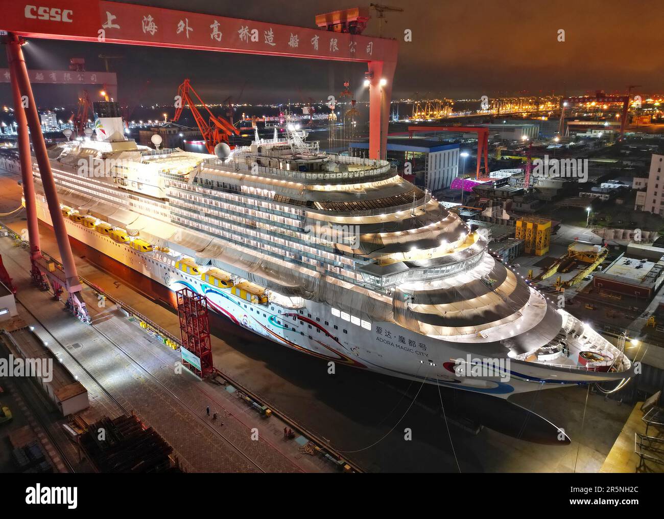 **CHINESE MAINLAND, HONG KONG, MACAU AND TAIWAN OUT** China's first domestically-built large ...