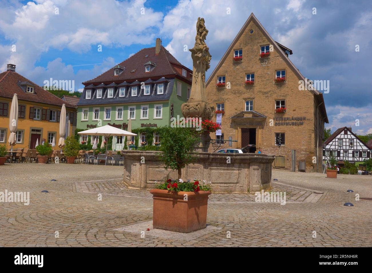 Weikersheim, Main-Tauber District, Romantic Road, Baden-Wuerttemberg ...