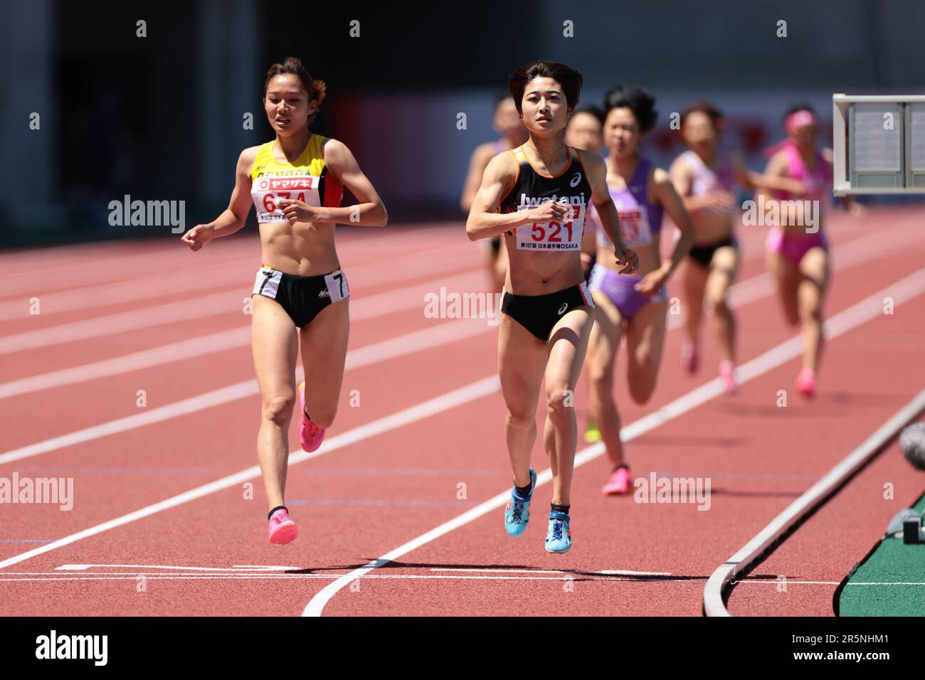 Osaka, Japan. 3rd June, 2023. (L-R) Ai Watanabe, Ayano Shiomi Athletics : The 107th Japan Track ...