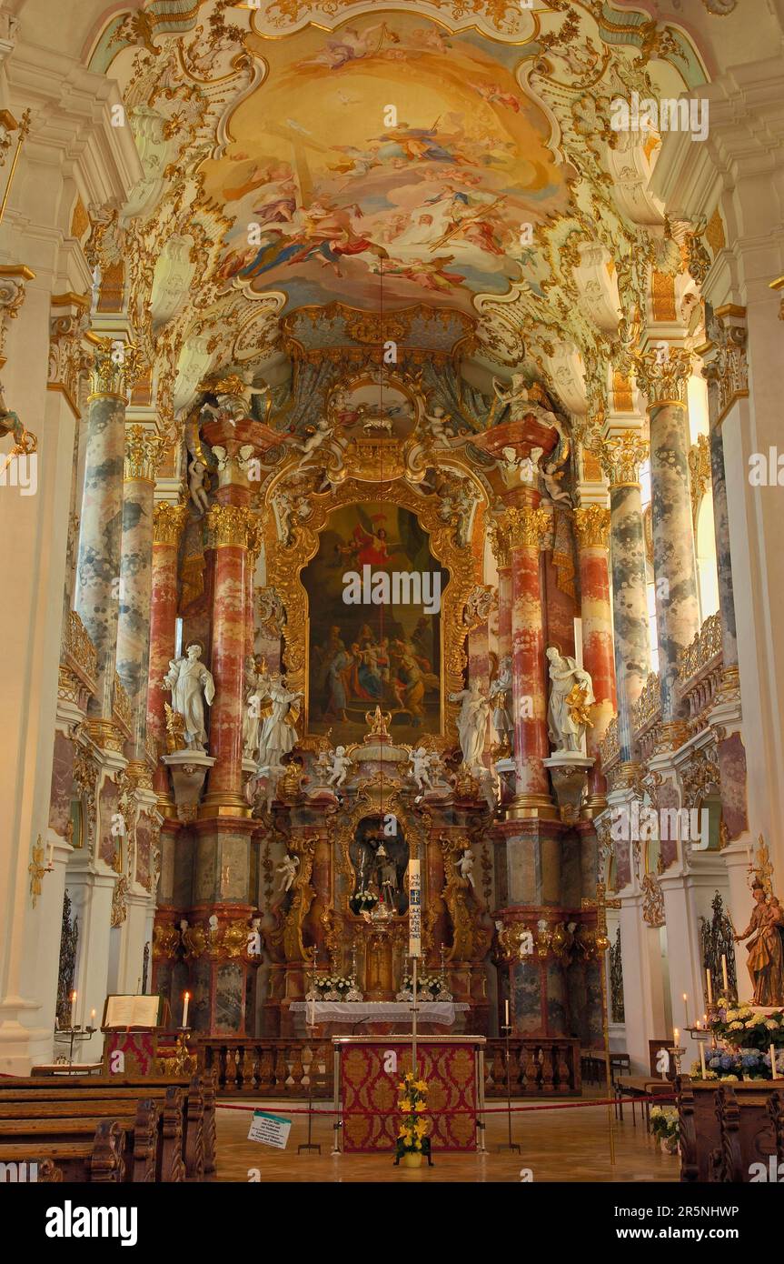 Wieskirche, Wies Church, Wies, near Steingaden, UNESCO World Heritage ...