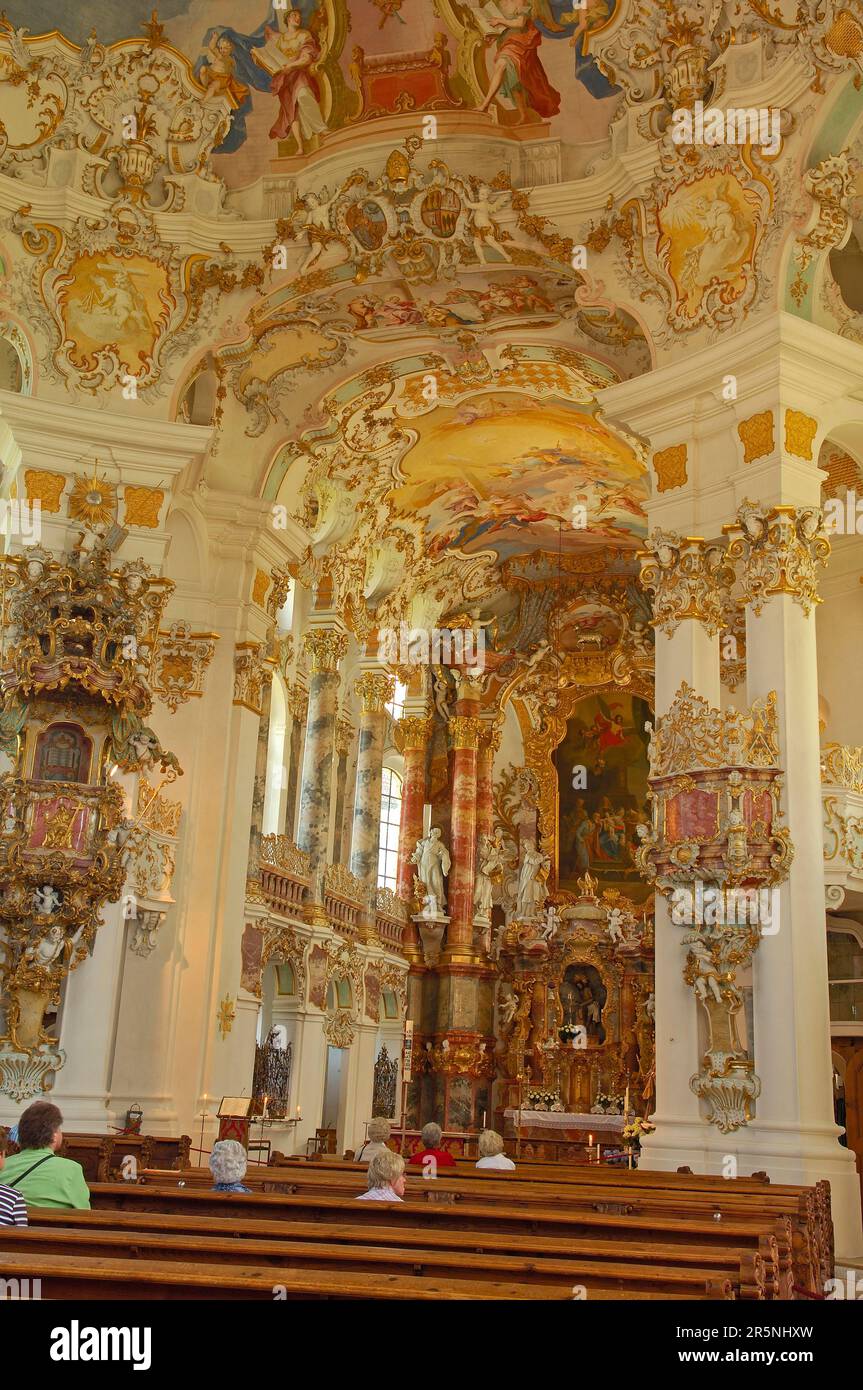 Wieskirche, Wies Church, Wies, near Steingaden, UNESCO World Heritage ...