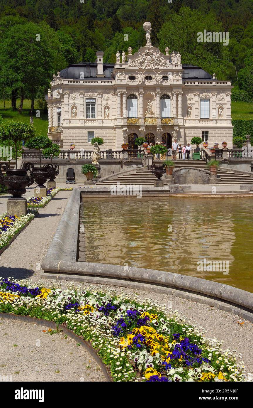 Linderhof, Linderhof Castle, Linderhof Palace, Schloss Linderhof, Upper ...