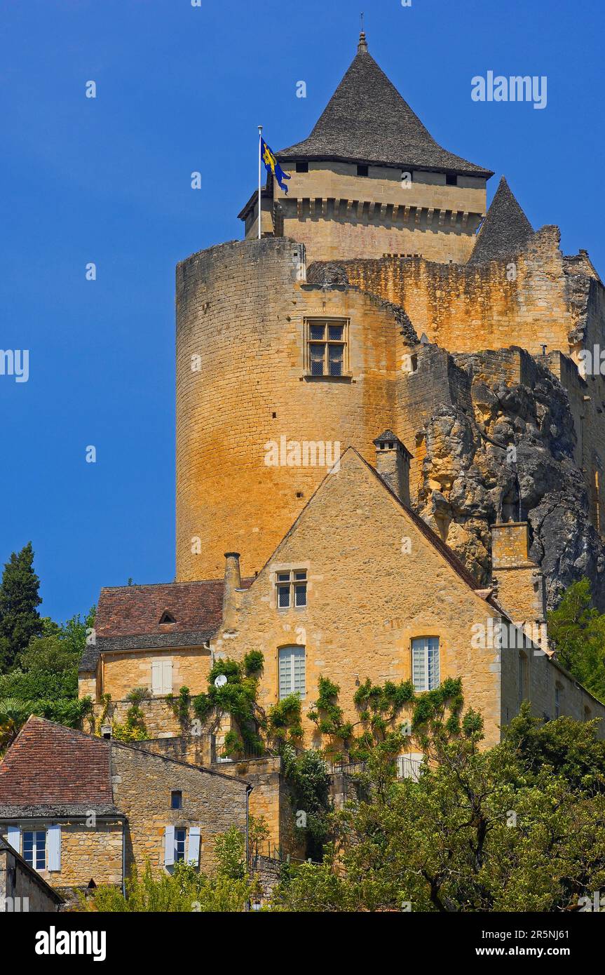 Castelnaud, Castle, Castelnaud la Chapelle, Perigord, Dordogne valley ...