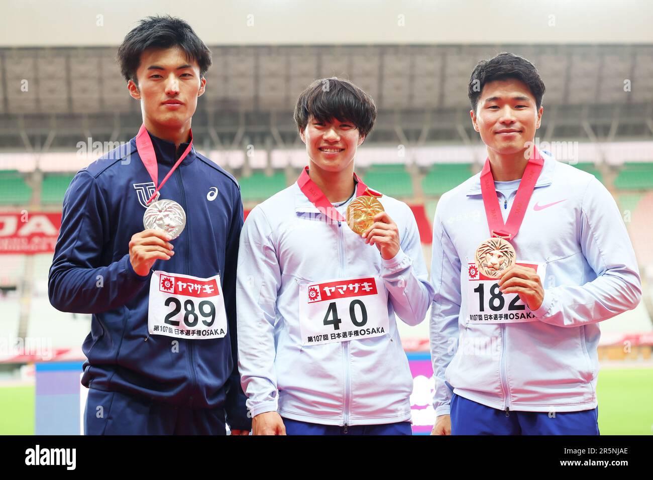 Osaka, Japan. 4th June, 2023. (L to R) Hiroki Yanagita, Ryuichiro Sakai ...
