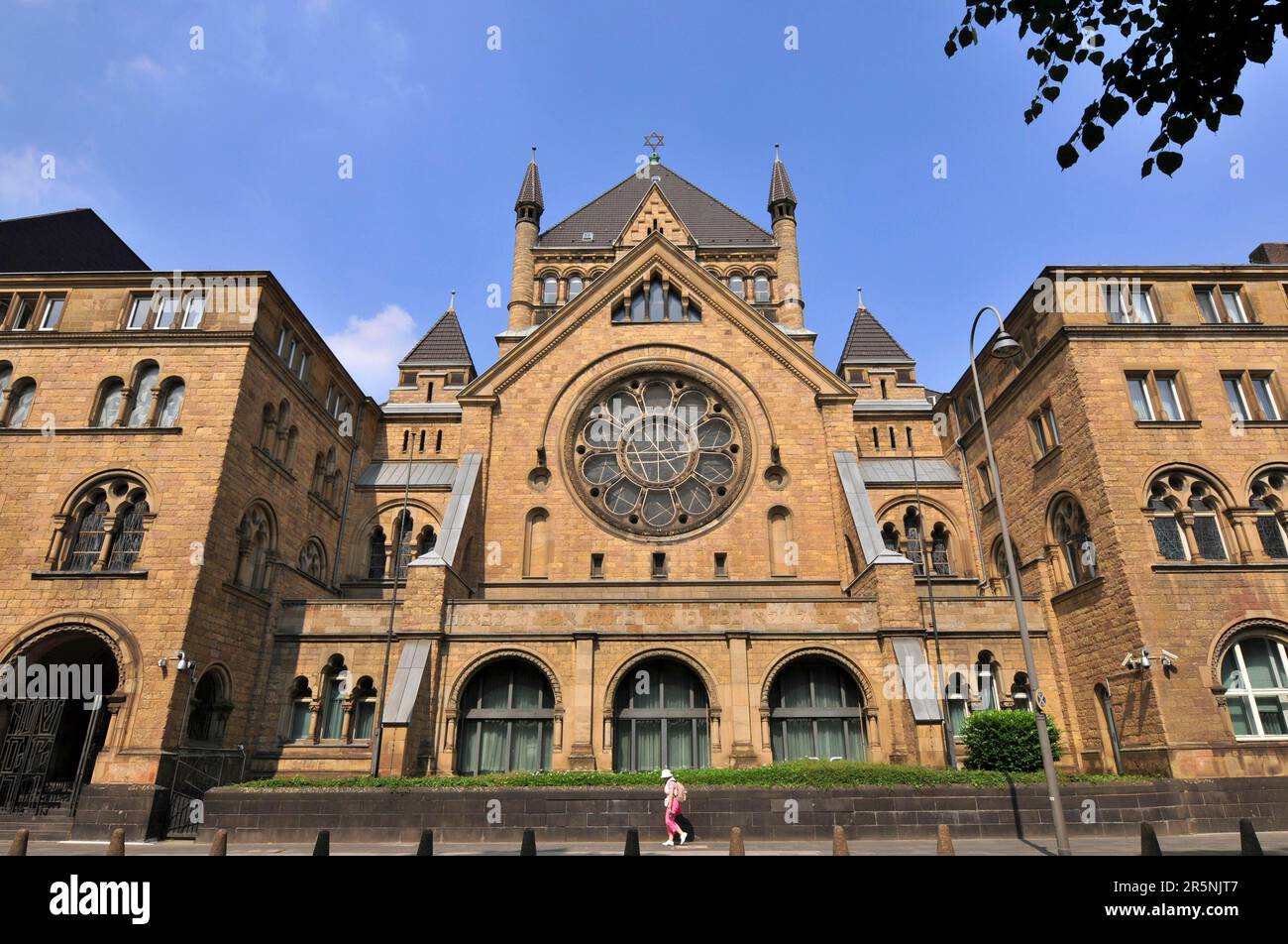 Synagogue, Roonstrasse, Cologne, North Rhine-Westphalia, Germany Stock ...