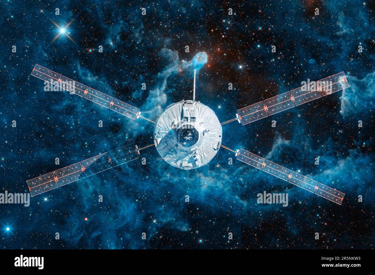 Spacecraft launch into space. Cosmos art. Elements of this image ...