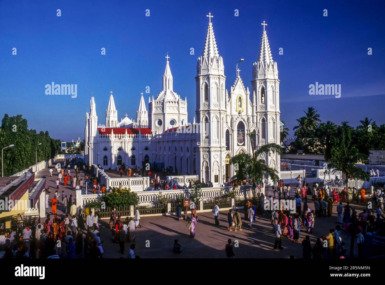 Basilica of Our Lady of Good Health at Velankanni Velanganni on the ...