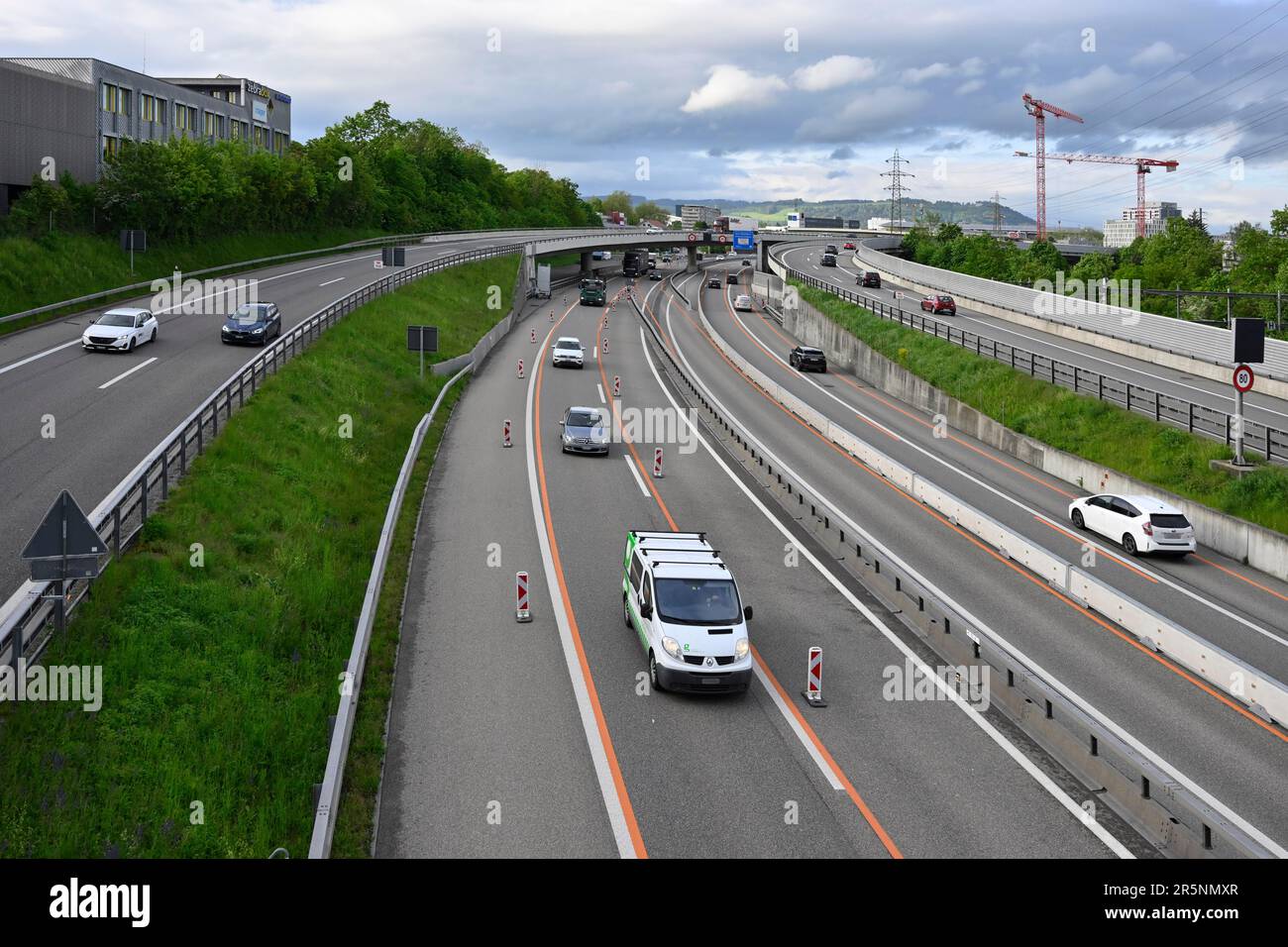 Construction of highway hi-res stock photography and images - Alamy
