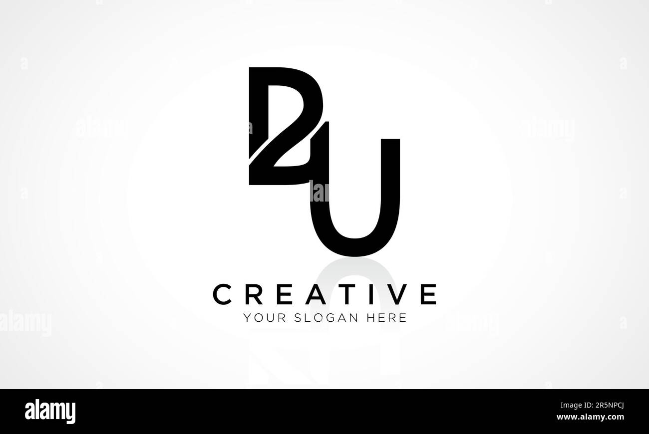 BU Letter Logo Design Vector Template. Alphabet Initial Letter BU Logo ...