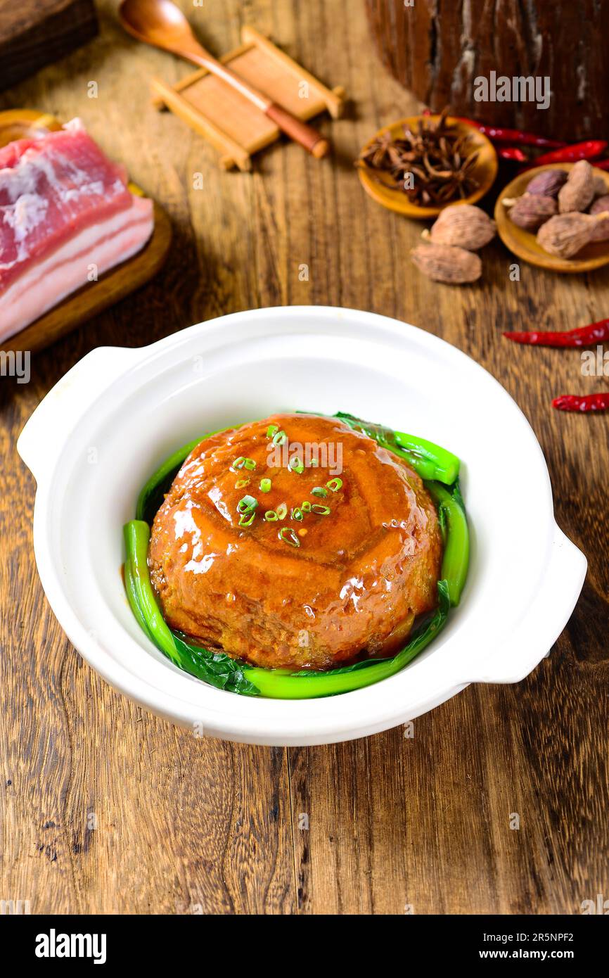 Steamed Rice Powder and Pork Stock Photo - Alamy