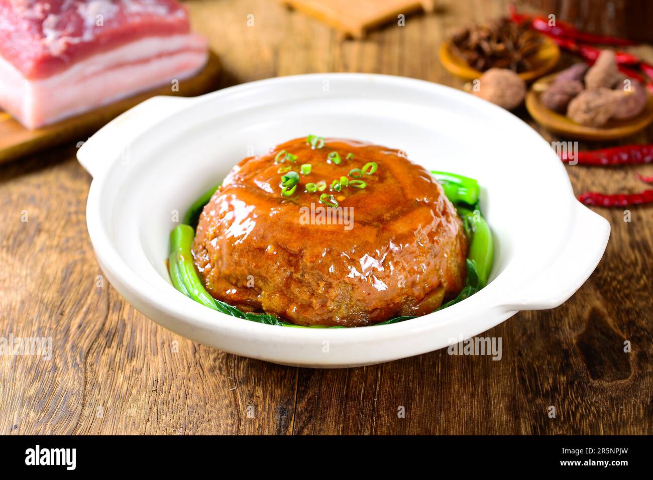 Steamed Rice Powder and Pork Stock Photo - Alamy