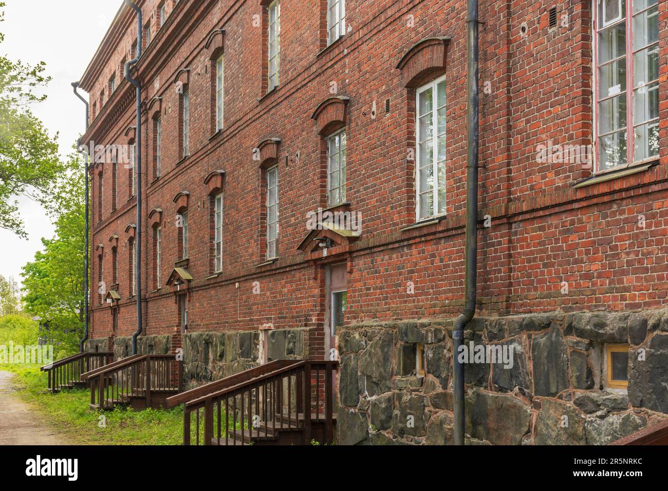 Red brick old building helsinki hi-res stock photography and images - Alamy