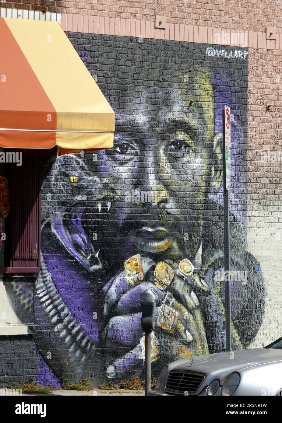 Los Angeles, California, USA 3rd June 2023 Kobe Bryant Black Mamba ...