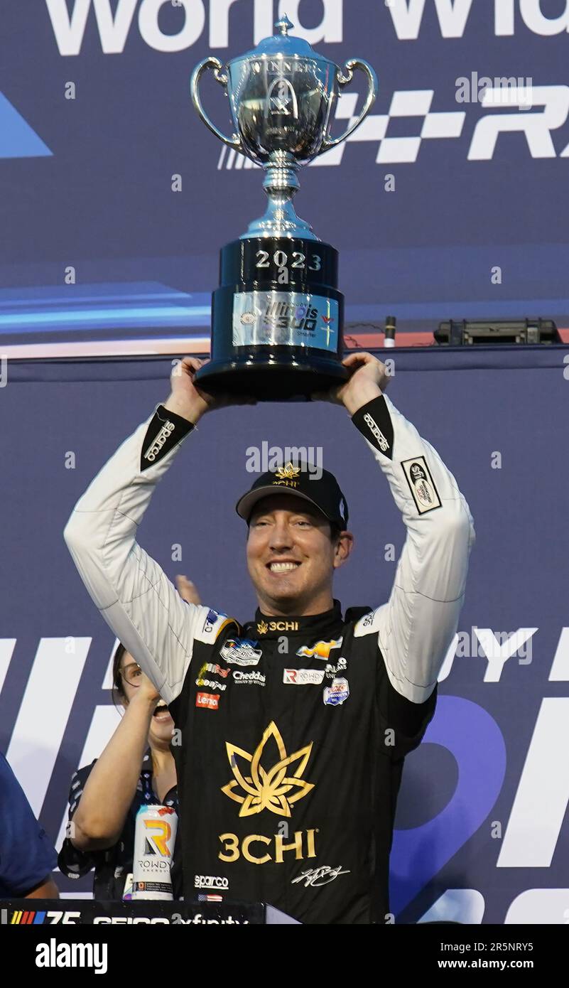 Kyle busch trophy hi-res stock photography and images - Alamy