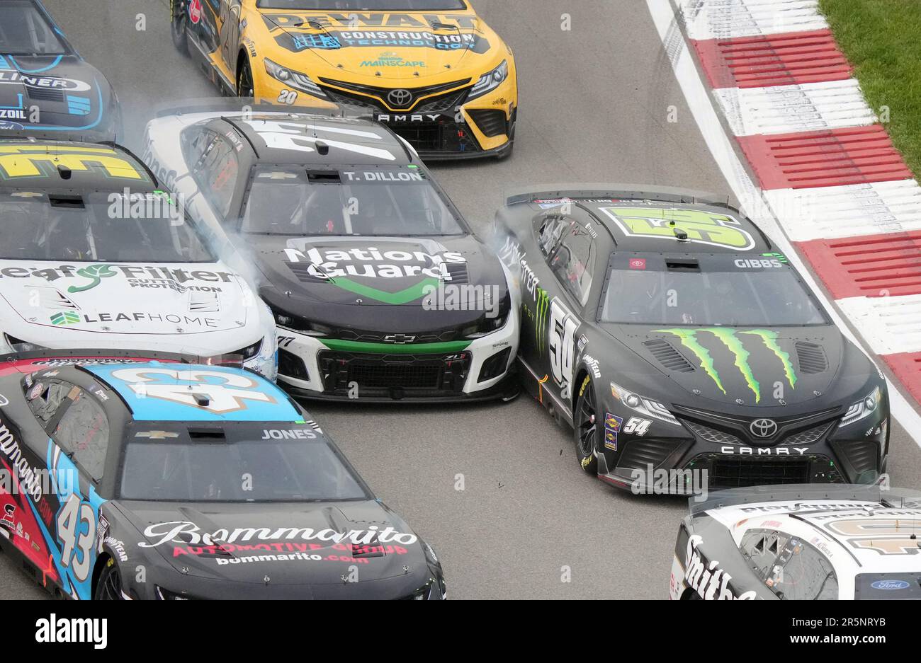 Madison, United States. 04th June, 2023. Car 77 driven by Ty Dillon (C ...