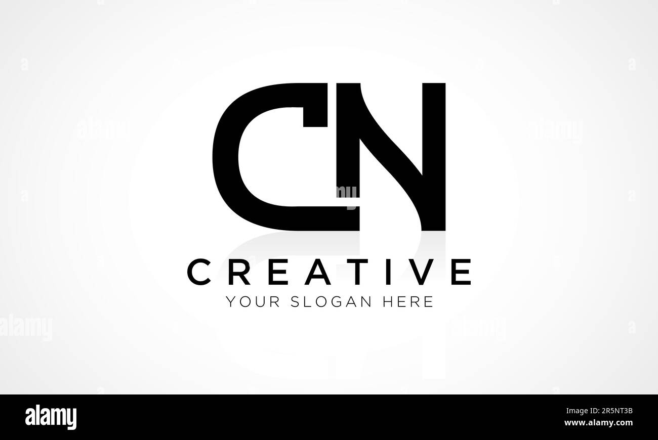CN Letter Logo Design Vector Template. Alphabet Initial Letter CN Logo ...
