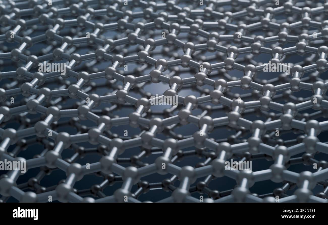 Graphene molecular structure, illustration Stock Photo - Alamy