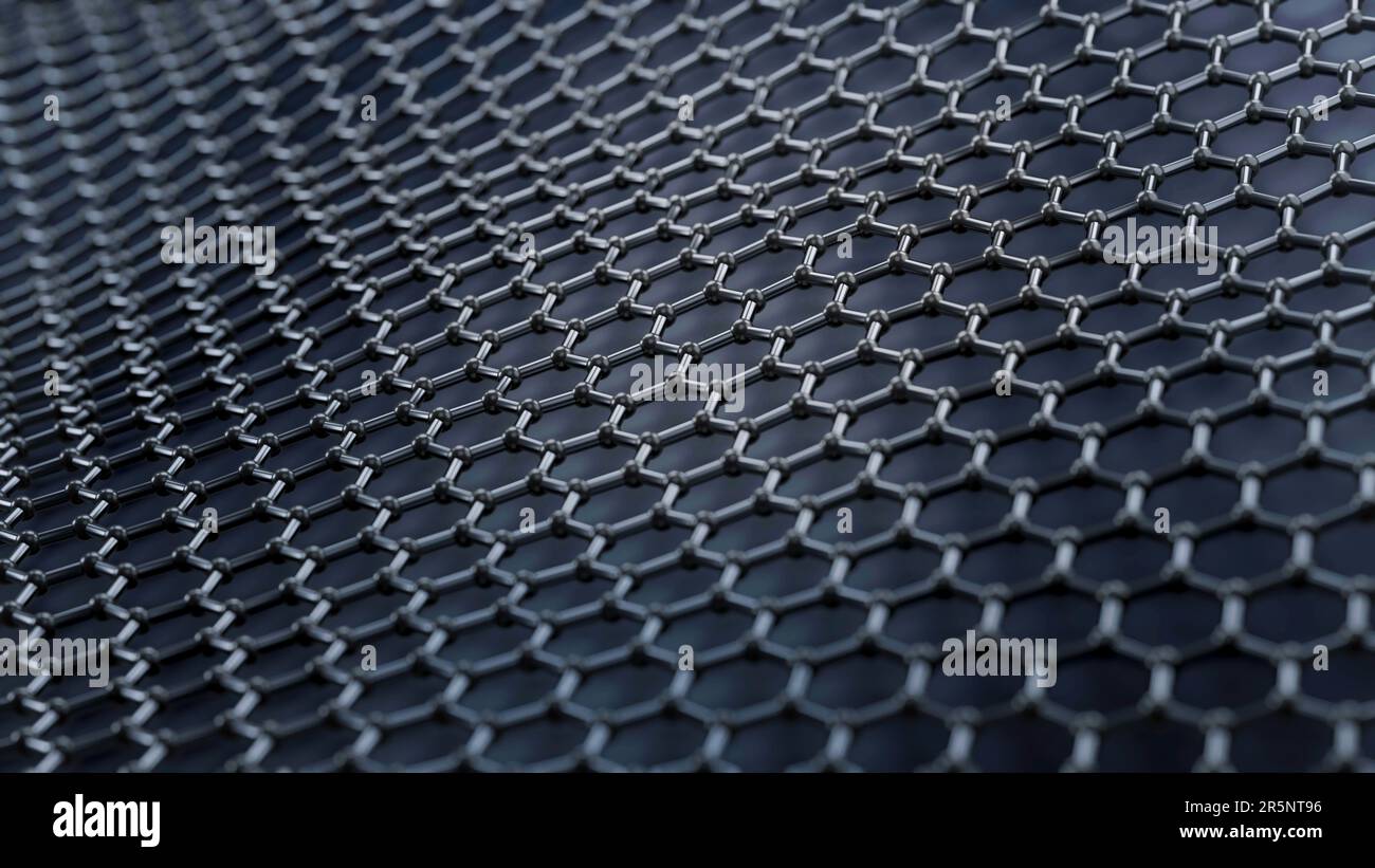 Graphene sheet, illustration Stock Photo - Alamy