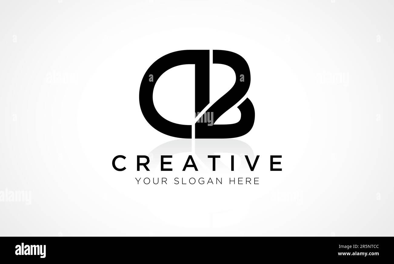 DB Letter Logo Design Vector Template. Alphabet Initial Letter DB Logo ...
