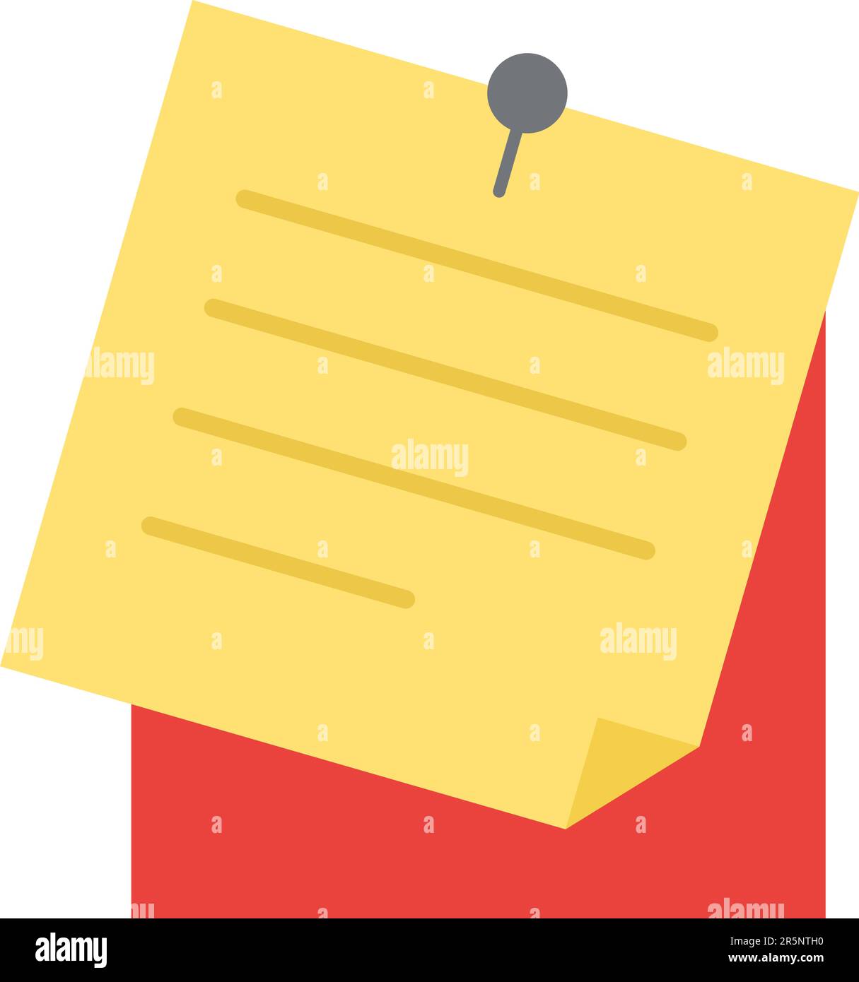 Sticky Note icon vector image Stock Vector Image & Art - Alamy