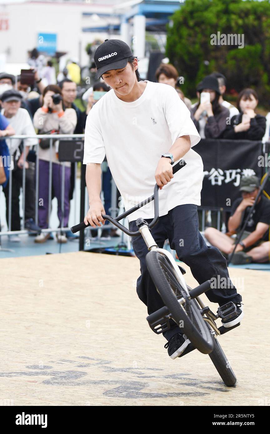 Kanagawa, Japan. 4th June, 2023. Yu Katagiri Cycling : 2023 Mynavi Japan Cup YOKOSUKA BMX ...