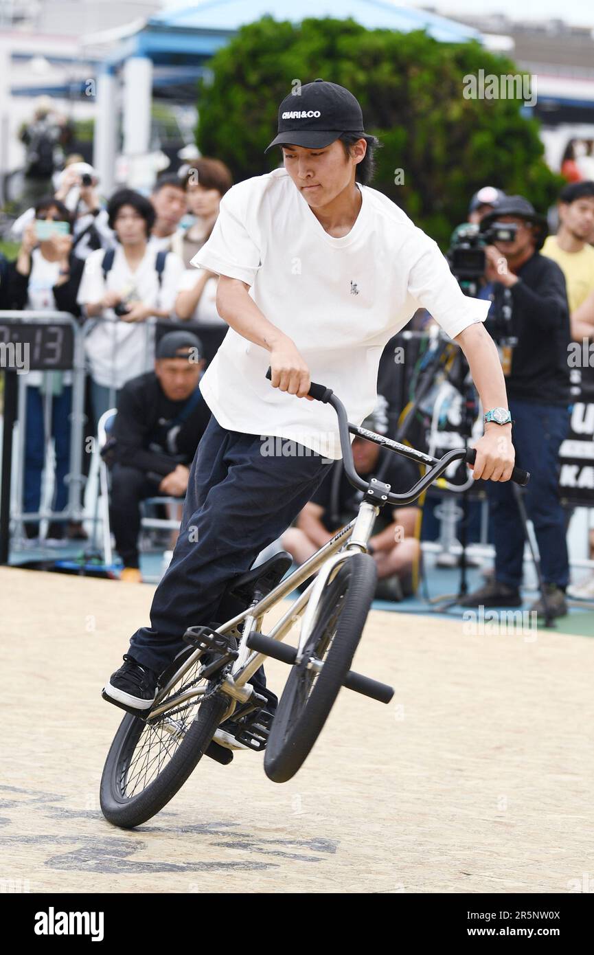 Kanagawa, Japan. 4th June, 2023. Yu Katagiri Cycling : 2023 Mynavi Japan Cup YOKOSUKA BMX ...