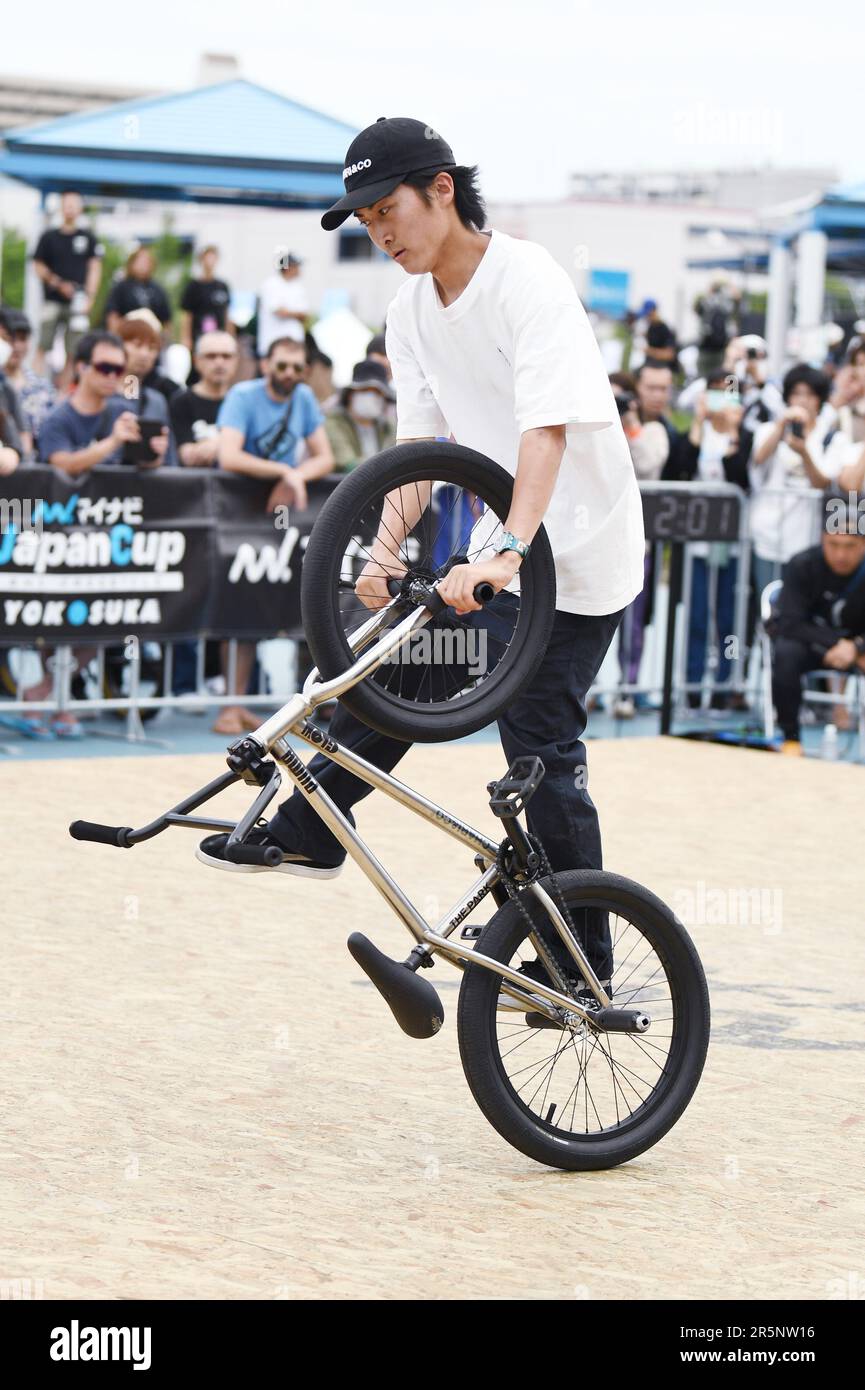 Kanagawa, Japan. 4th June, 2023. Yu Katagiri Cycling : 2023 Mynavi Japan Cup YOKOSUKA BMX ...