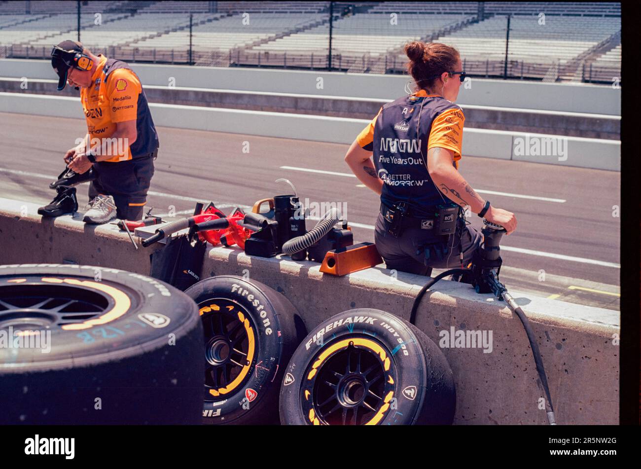 INDIANAPOLIS, INDIANA, UNITED STATES - 2023/05/22: Arrow McClaren team ...