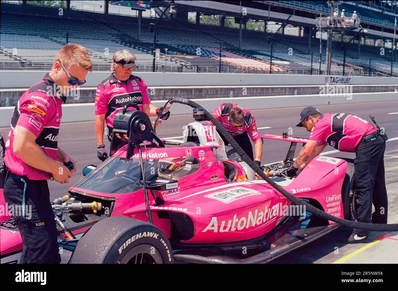 Indy car pit crew in hi-res stock photography and images - Alamy