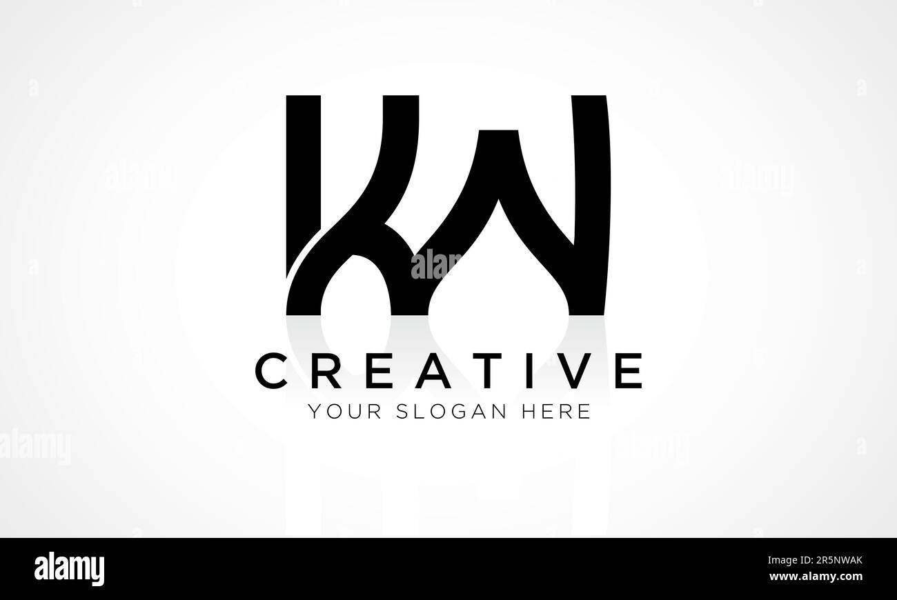 Kw logo vector vectors hi-res stock photography and images - Alamy