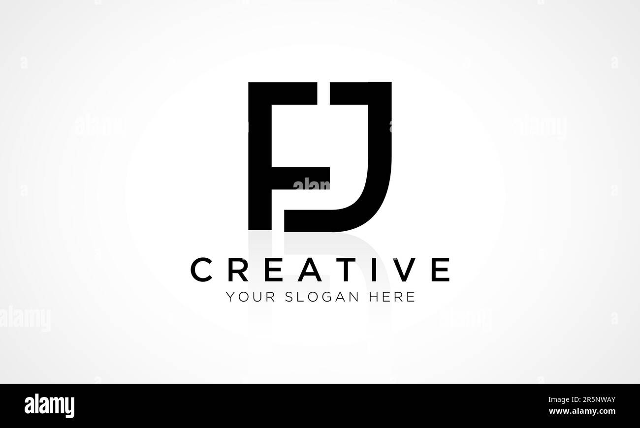 Letter fj logo hi-res stock photography and images - Alamy