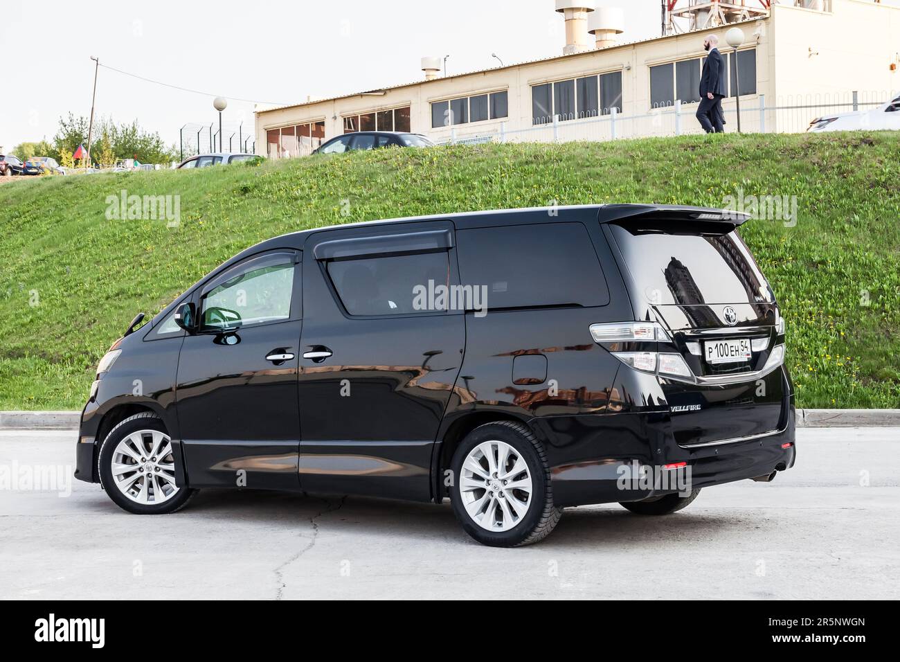 Pavlodar, Kazakhstan - 05.23.2023: Rear View of Toyota Vellfire ...