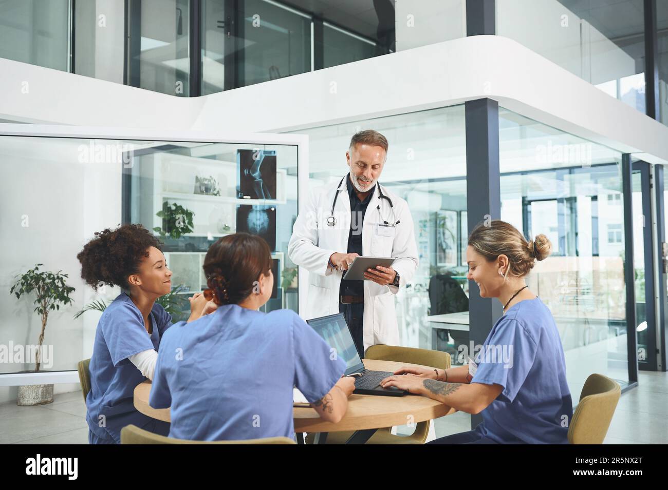 Working together to maintain their standards of excellent care. a ...