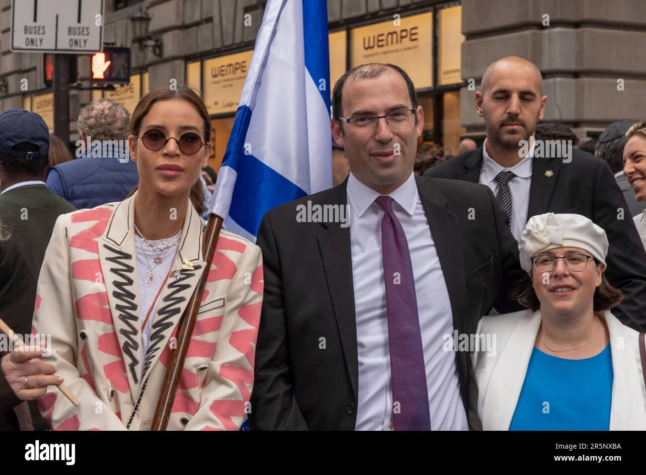 NEW YORK, NEW YORK - JUNE 04: Nataly Dadon (L) and Religious Zionism's ...