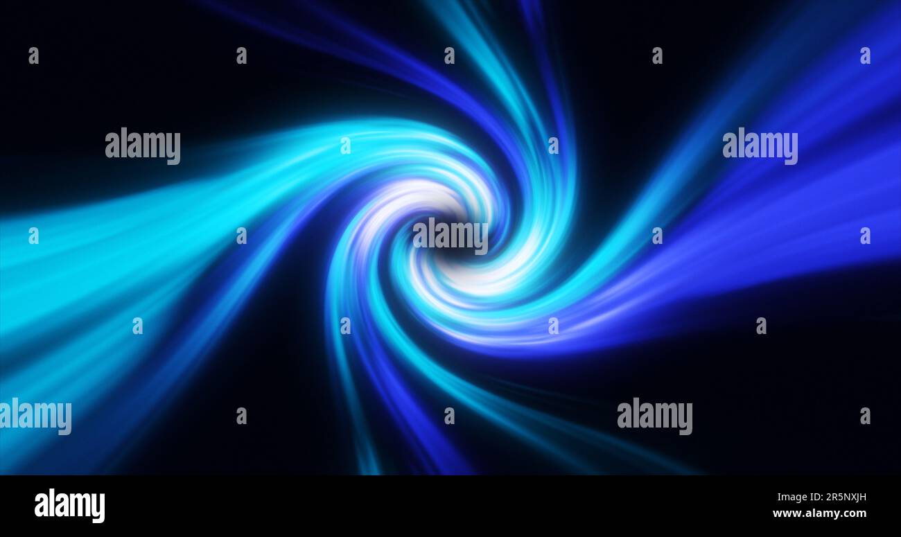 Abstract blue swirl twisted abstract tunnel from lines background Stock Photo - Alamy