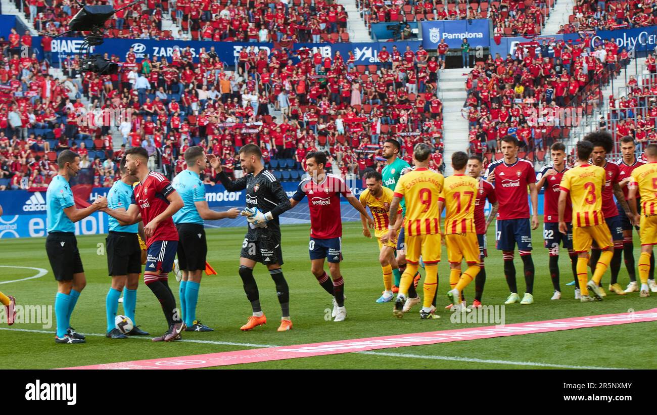 Pamplona, Spain. 4th June 2023. Sports. Football/Soccer.Football match ...